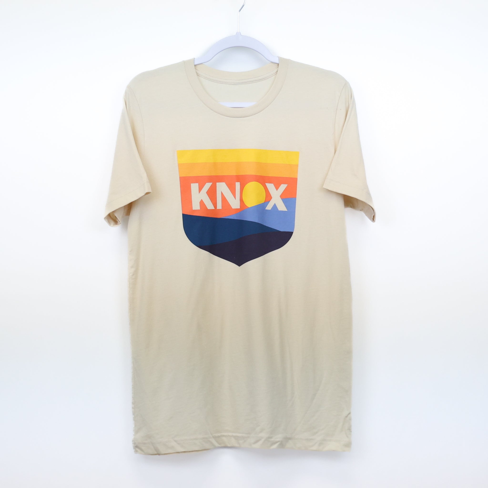 Just the Crest Tee - Cream – One Knox SC